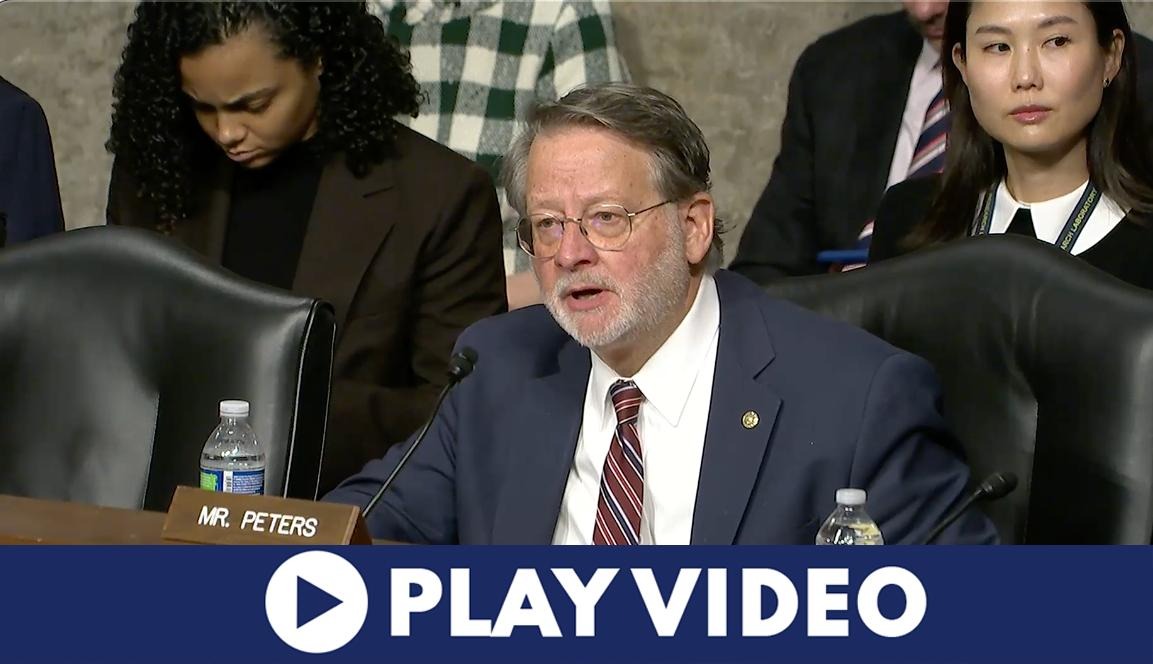 VIDEO: Amid Potential Army Budget Cuts, ... | Senator Gary Peters